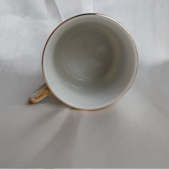 Lefton | Dining | Lefton China Handpainted Tea Cup Saucer Floral Gold ...